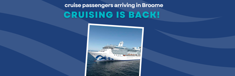 A warm welcome awaits cruise passengers arriving in Broome