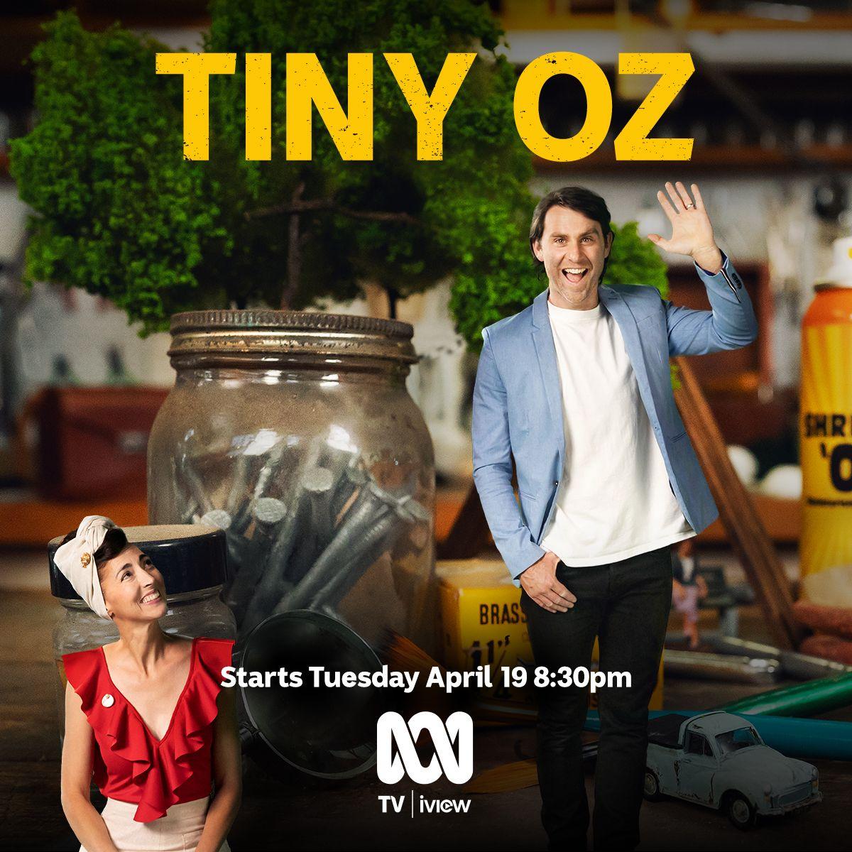 Tiny Oz starts tonight - Tuesday 19th April on ABC TV and ABC iview